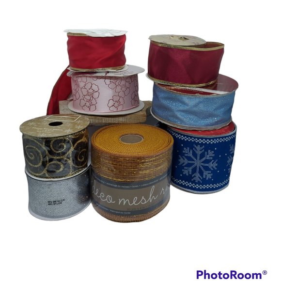 Other | Lot Of 8 Rolls Of Ribbon | Poshmark